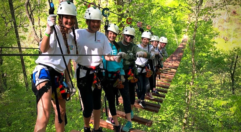 Zip Lining in North Georgia: Where To Go! Blue Sky Cabin Rentals